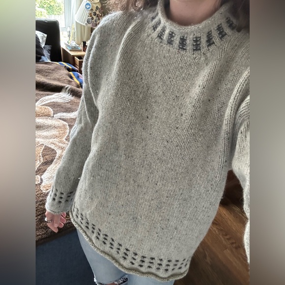Irelands Eye | Sweaters | Irelands Eye Wool And Silk Gray Sweater Size ...